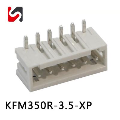 China KFM350R-3.5 300V 10A 2P-24P 3.5mm Phoenix Pluggable Terminal Block Male for sale