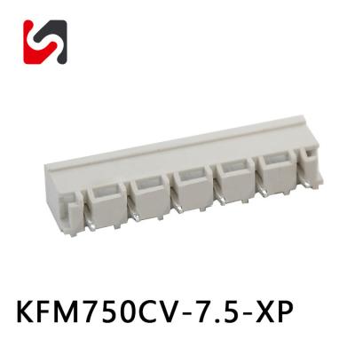 China SHANYE KFM750CV-7.5 Pluggable Terminal Block 7.5mm 300V 10A 2-24P Phoenix Replace for sale