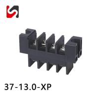 China SHANYE 300V 13.0mm Pitch Barrier Style Spring Type Terminal Block 2-24 Poles 50A for sale