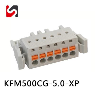 China SHANYE KFM500CG-5.0 300V 10A Phoenix PCB Connector 5.0mm Pitch Female Male for sale