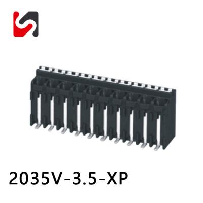 China 300V 10A 3.5mm Pitch SMD Phoenix Terminal Block Connector 2-24P for sale