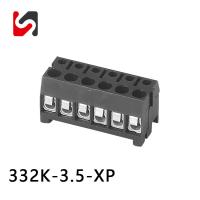 China 8A 300V 3.5mm Pitch PCB Screw Terminal Block 2-24 Pin Pluggable Connector for sale