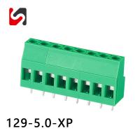 China 300V 10A PCB Pluggable Terminal Block Connector 2P 5.0mm Pitch for sale
