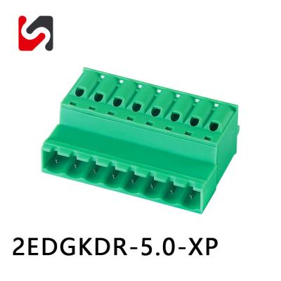 China KF2EDGKDR-5.0 300V 8A Pluggable Terminal Block Female Male for PCB for sale