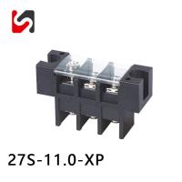 China SHANYE 27S-11.0 300V 20A 11.0mm Pitch Fixed Euro Style Barrier Strip Spring Type Terminal Block for sale