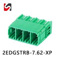 China Phoenix Model Pluggable Terminal Block 7.62mm 300V 10A PCB Connector 2-24 Poles for sale