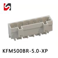 China SHANYE KFM500BR-5.0 300V 10A Pluggable Terminal Block Connector 5.0mm Pitch Right Angle for sale