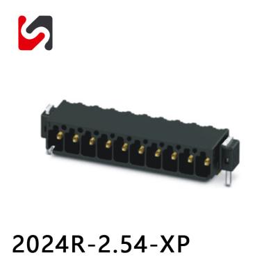 China Spring Type 150V 3A 2.54mm Pitch Phoenix SMT Screw Terminal Block for sale