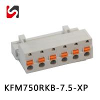 China SHANYE KFM750RKB-7.5 Pluggable Terminal Block 7.5mm Pitch 300V 10A PCB Type for sale