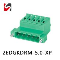 China SHANYE 2EDGKDRM-5.0 300V 8A PCB Terminal Block Connector 2-24 Poles for sale