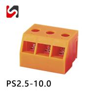 China 10.0mm Pitch 300V 30A Spring Type Transformer Terminal Block 2-24 Poles for sale