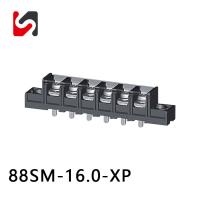 China 16.0mm Pitch 600V 65A Electrical Barrier Strip Terminal Blocks 2-24 Poles for sale