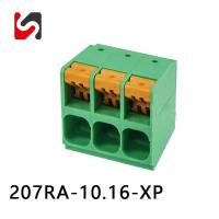 China 10.16mm Pitch Phoenix Spring Type PCB Terminal Blocks 2P-24P 300V 10A for sale