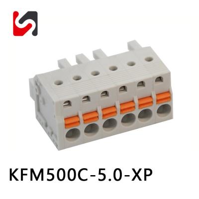 China KFM500C-5.0 300V Male Female PCB Connector 5.0mm Straight 2-24 Poles for sale