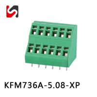 China KFM736A 5.08mm Pitch Phoenix PCB Spring Terminal Block Connector 300V 10A for sale
