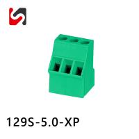 China 3P 5.0mm 45 Degree Wire 300V 10A Pluggable Terminal Connector PCB for sale