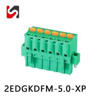 China SHANYE 2EDGKDFM-5.0 300V 8A Pluggable Terminal Block 2-24 Poles for sale