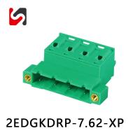 China SHANYE 2EDGKDRP-7.62 Pluggable Screw Terminal Block Connector 7.62mm Pitch 300V 8A for sale
