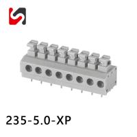 China 5.0mm Pitch Phoenix Terminal Block Connector 300V 10A 2-24 Poles for sale