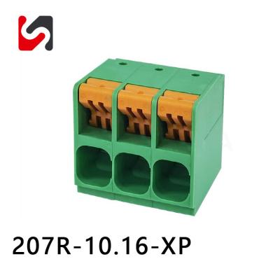 China 10.16mm Pitch Phoenix Spring Type PCB Terminal Block Connector for sale