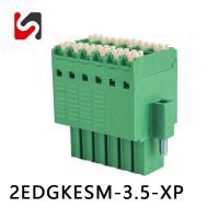 China SHANYE 2EDGKESM-3.5 300V 8A Pluggable Terminal Block Header 2-24 Poles for sale