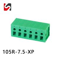 China 5.0mm Pitch 300V 20A Phoenix Surface Mount Screw Terminal Block 2-24 Poles for sale