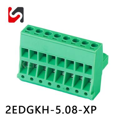 China SHANYE 2EDGKH-5.08 300V 8A Pluggable Terminal Block 2-24 Poles PCB Connector for sale
