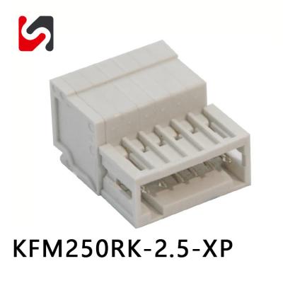 China SHANYE KFM250RK-2.5 300V 10A 2.5mm Pitch Pluggable Terminal Block Male Female for sale