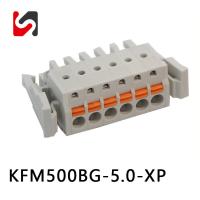 China SHANYE KFM500BG-5.0 300V 10A 5.0mm Pitch Pluggable Terminal Block PCB Connector 2-24P for sale