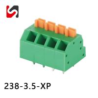 China 10A 300V 3.5mm Pitch Phoenix Terminal Strip Connector 2-24 Pole PCB Mount for sale