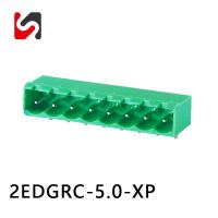 China SHANYE 2EDGRC-5.0 5.0mm Pitch Pluggable Terminal Block Male 2-24 Poles 300V 10A for sale