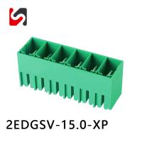 China SHANYE 2EDGSV-15.0 600V 15.0mm Pitch PCB Terminal Block Connector 2-24 Poles for sale
