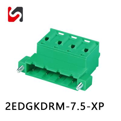China SHANYE 2EDGKDRM-7.5 300V 8A 8P PCB Terminal Block Pluggable Connector for sale