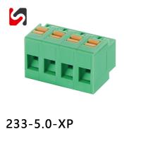China Phoenix 5 Amp PCB Terminal Connector Spring Loaded 5.0mm Pitch 2-24 Poles 300V for sale