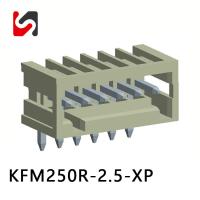 China SHANYE KFM250R-2.5 300V 10A 2.5mm Pitch Pluggable Terminal Block 2P-24P for PCB for sale