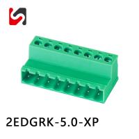 China SHANYE 2EDGRK-5.0 5.0mm Pitch Pluggable PCB Connector Male Female 300V 10A for sale