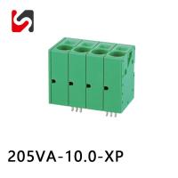 China 10.0mm Pitch Phoenix Spring Loaded Terminal Strip PCB Connector Block 300V 10A for sale
