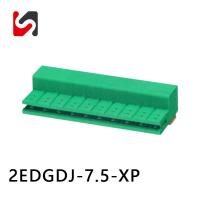 China 2EDGDJ-7.5 300V pcb mount screw terminal pluggable type for sale