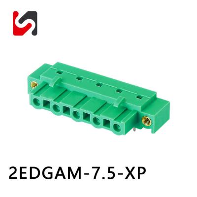 China 2EDGAM-7.5 300V 10A pluggable terminal strips for sale