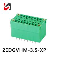China 2EDGVHM-3.5 300V double row Pluggable Terminal Blocks supplyer for sale