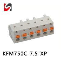 China SHANYE KFM750C-7.5 300V 10A PCB Pluggable Terminal Block 7.5mm Pitch 2-24 Poles for sale