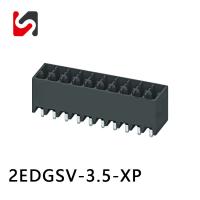 China 3.5mm Pitch 300V Phoenix Pluggable Terminal Blocks 2P to 24P Poles for sale