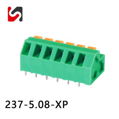 China 5.08mm Pitch Phoenix 3 Pin Pluggable Terminal Block 300V 10A Screw Connector for sale