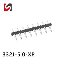 China SHANYE 5.0mm Pitch Pinheader 10A 300V PCB Terminal Block 2-24 Poles for sale