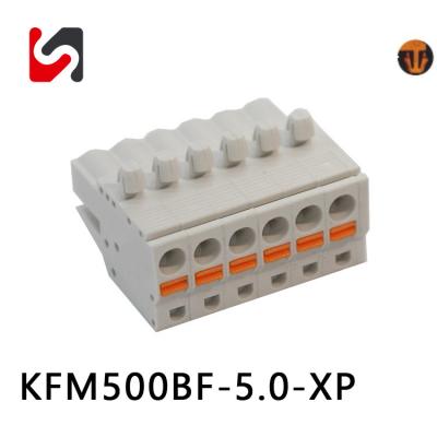 China Phoenix Pluggable Terminal Block 5.0mm Pitch 5P 300V 10A PCB Connector for sale