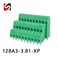 China 300V 10A European Terminal Blocks 3.81mm Pitch Phoenix Compatible 2-24 Poles for sale