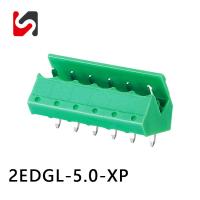 China 300V 8A 5.0mm Pitch Pluggable Terminal Block Connector 2-24 Poles Fuse Box for sale