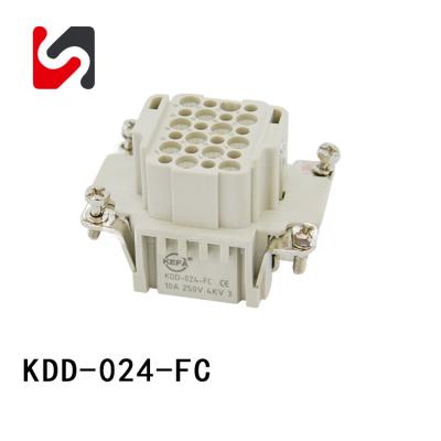 China PA66 Plastic UL94V-0 Copper Alloy Heavy Duty Crimp Terminals 16A 250V for sale