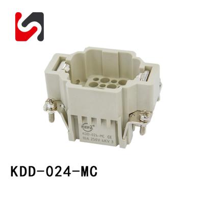 China Harting Heavy Duty Industrial Connector KDD-024-MC 16A 250V Screw Connection for sale