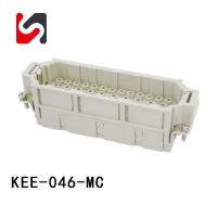 China RAL7032 Light Grey Heavy Duty Connector 46+PE 16A 500V for Industrial Applications for sale